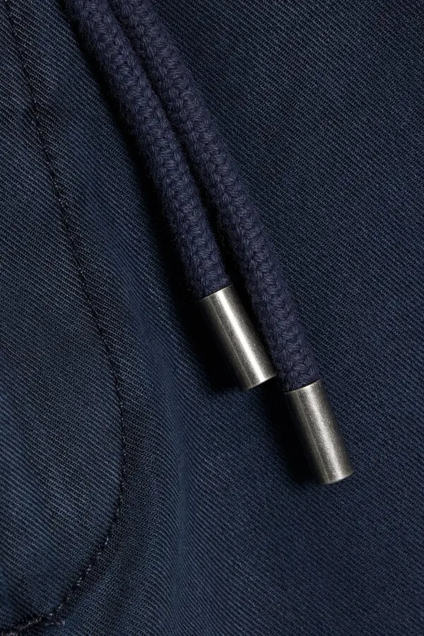 Paige Fraser Lyocell-blend Twill Drawstring Pants - Navy