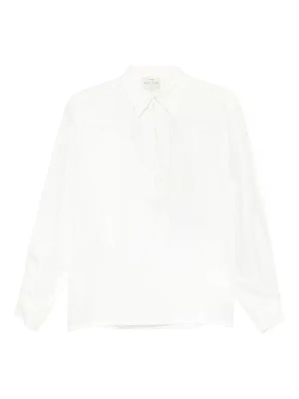 FORTE_FORTE Silk Blouse - White