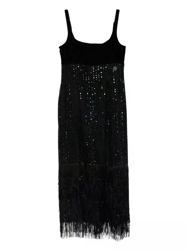 Karl Lagerfeld Logo-plaque Sleeveless Dress