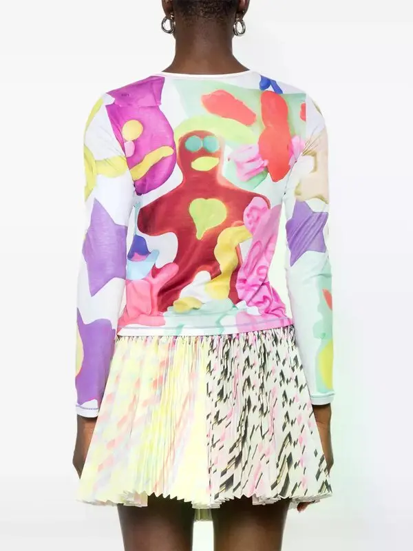 CHOPOVA LOWENA Abstract-print T-shirt