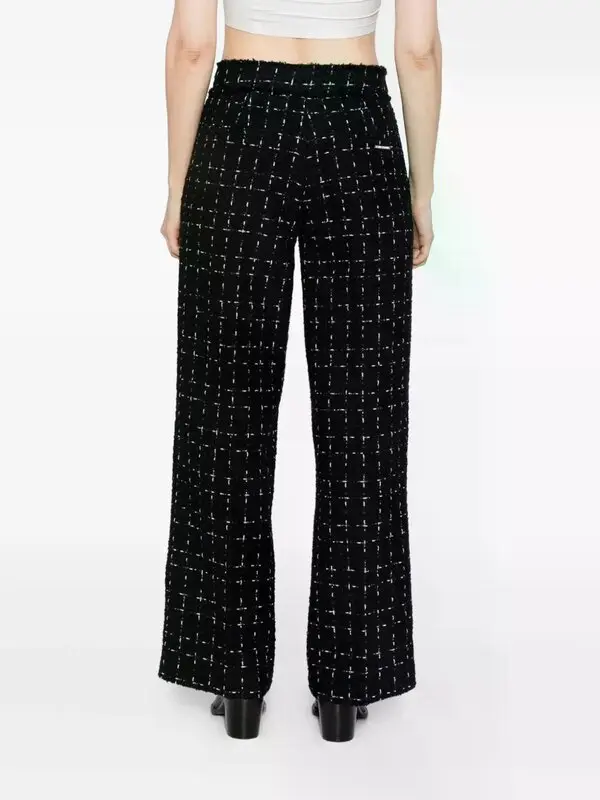 Karl Lagerfeld Logo-print Boucle Trousers