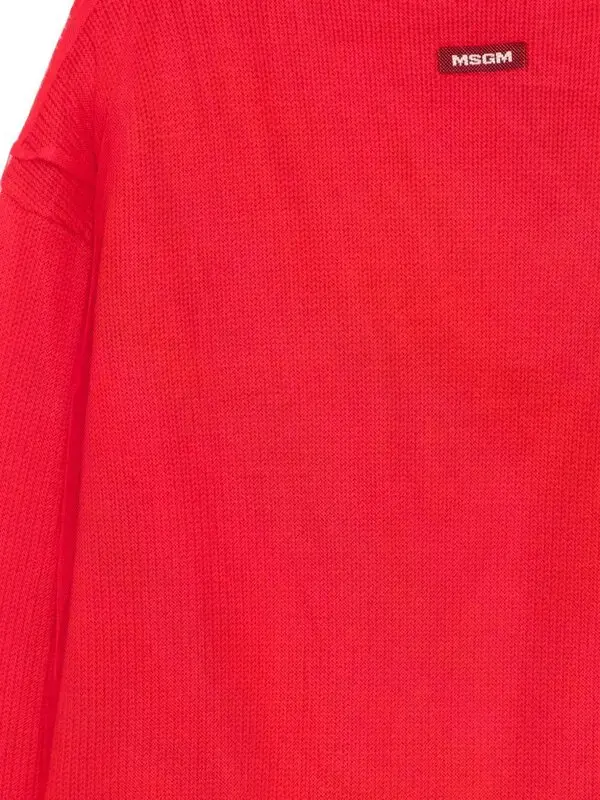 MSGM Tulle-overlay Jumper