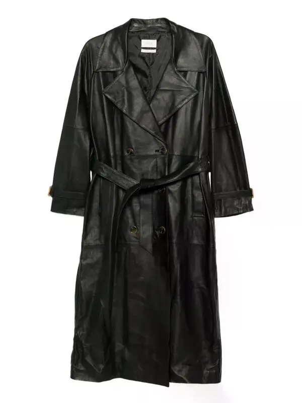 VICOLO Double-breasted Belted Coat