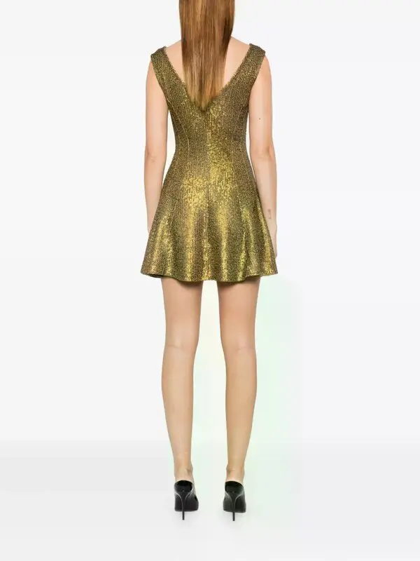 Norma Kamali Grace Sequined Mini Dress