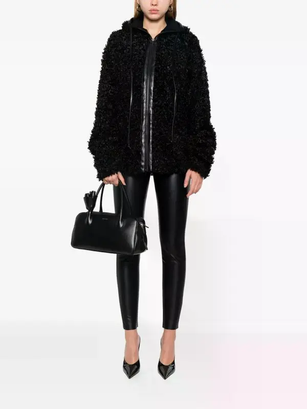 Norma Kamali Faux Fur Long Coat