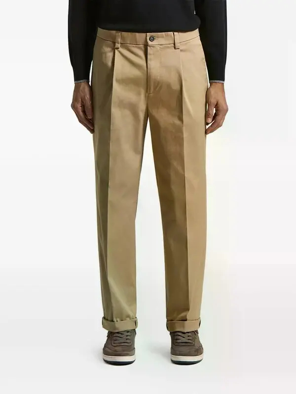 Peserico Pleated Cuffed Trousers