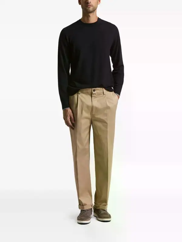 Peserico Pleated Cuffed Trousers