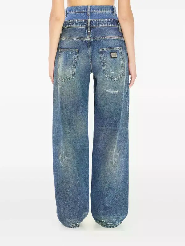 Dolce & Gabbana Double-waist Jeans