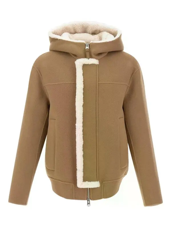 Mackage Shearling Hooded Jacket