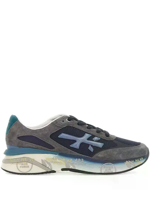 Premiata Logo Heel Trainers - Blue
