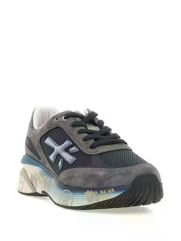 Premiata Logo Heel Trainers - Blue