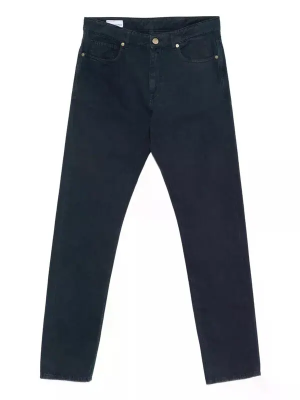 Incotex Trousers With Logo Appliqu