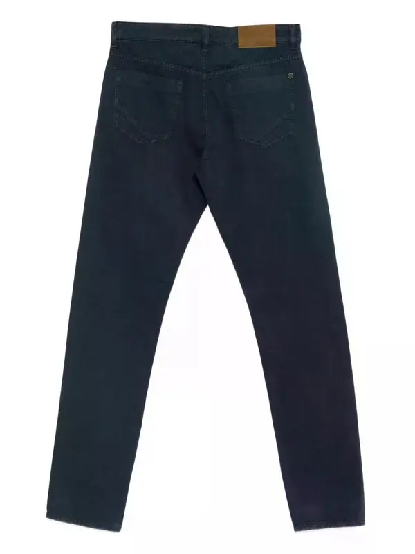 Incotex Trousers With Logo Appliqu