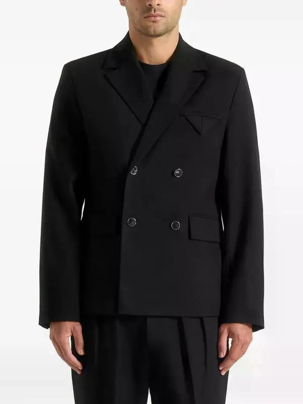 Manière De Voir Didier In Double-breasted Tailored Suit Jacket