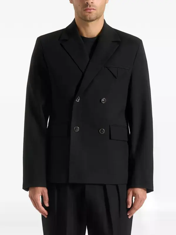 Manière De Voir Didier In Double-breasted Tailored Suit Jacket