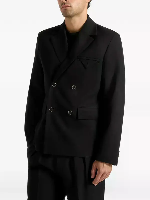 Manière De Voir Didier In Double-breasted Tailored Suit Jacket