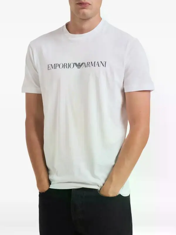 Emporio Armani Logo-print T-shirt - White