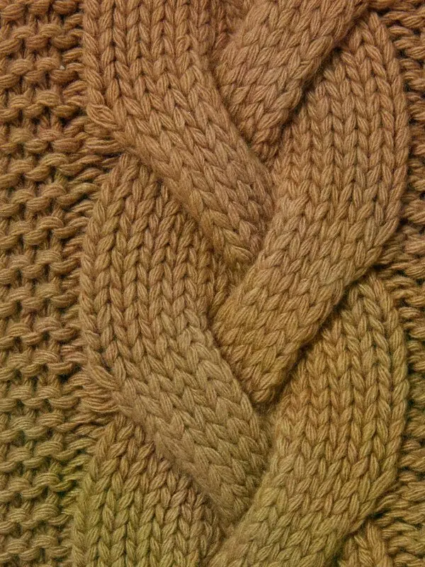 La DoubleJ Cable-knit Cardigan - Brown