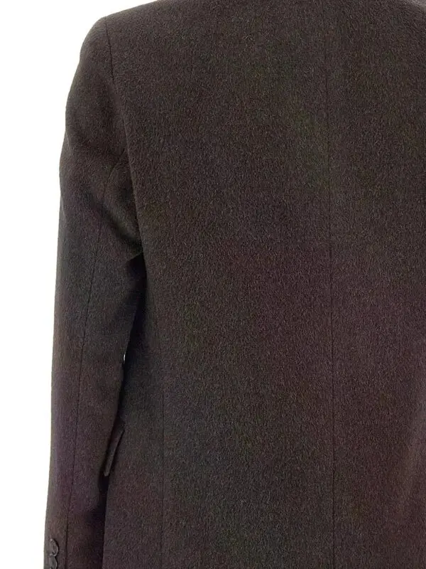 BOSS Peak Lapels Double-breasted Coat