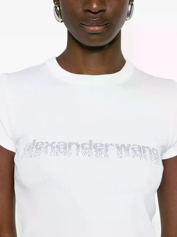 Alexander Wang Dégradé-logo Cotton T-shirt
