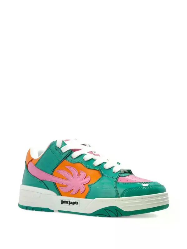 Palm Angels Palm Tree Leather Sneakers