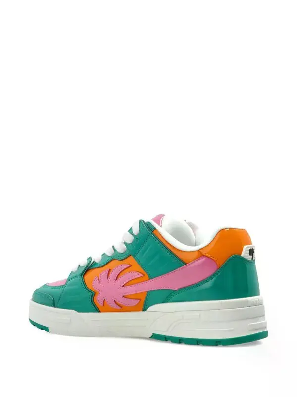 Palm Angels Palm Tree Leather Sneakers