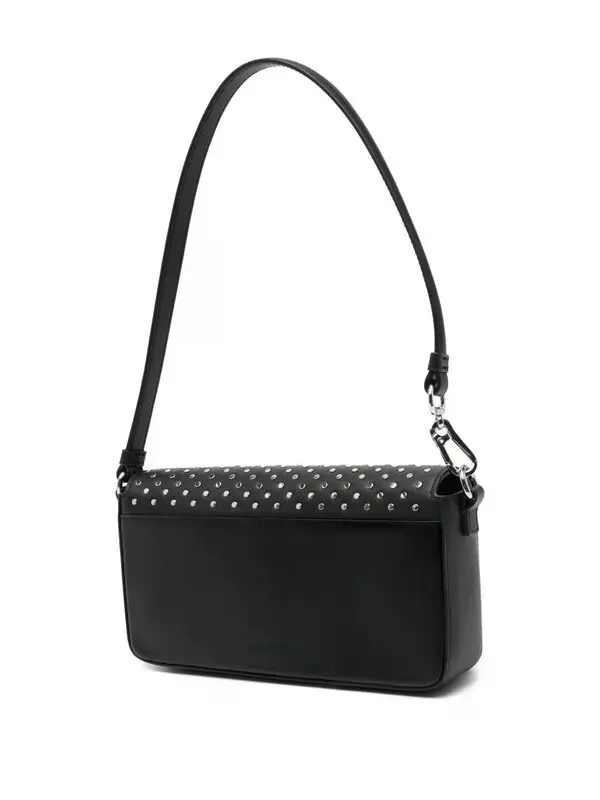 Karl Lagerfeld Logo-debossed Shoulder Bag - Black