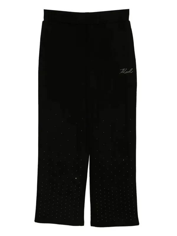 Karl Lagerfeld Logo-embossed Trousers