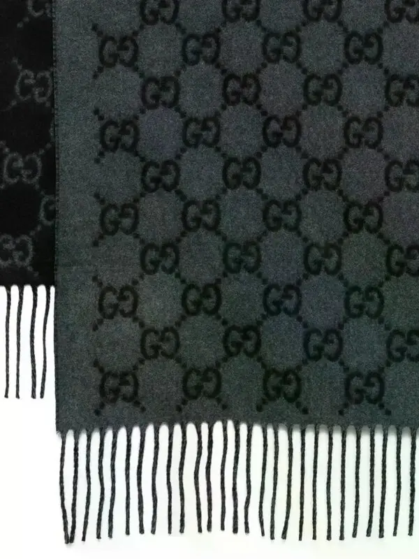Gucci Monogram Frindge Scarf