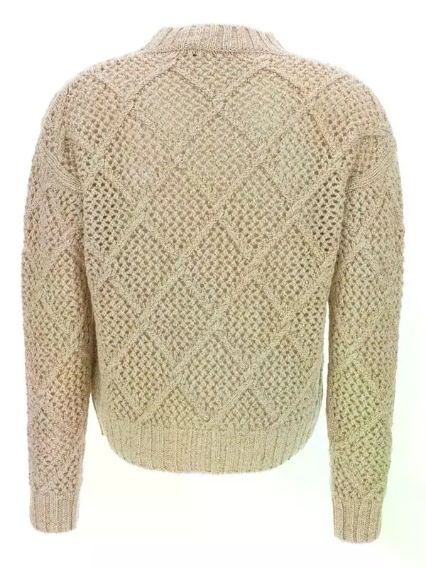 Max Mara Open-work Knit Sweater