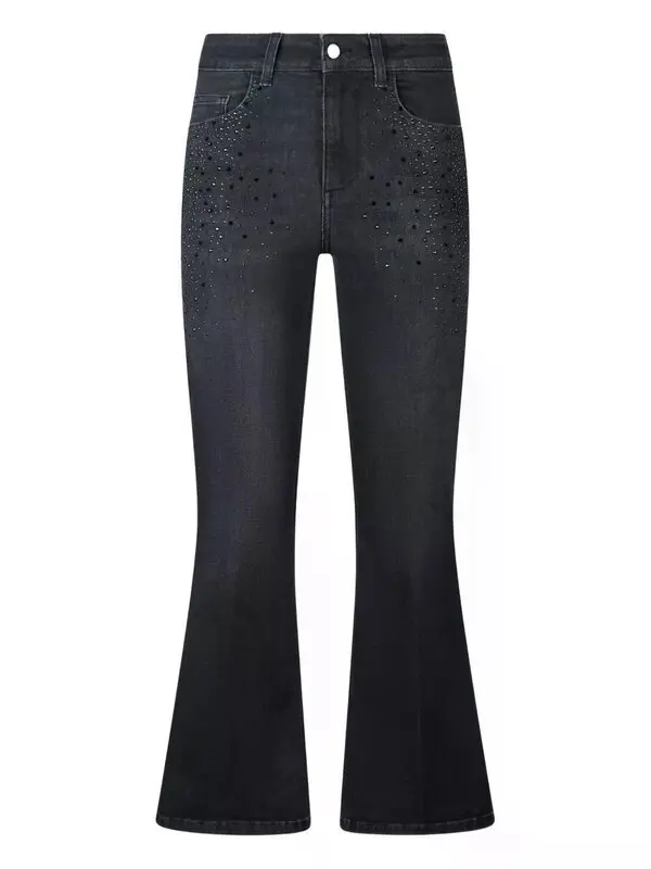 Liu Jo Embellished Flare Jeans