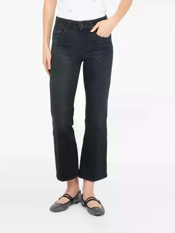 Liu Jo Embellished Flare Jeans