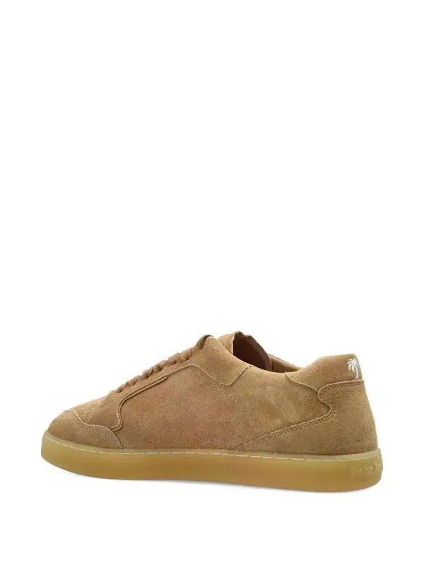 Palm Angels Palm Tree Leather Sneakers - Brown