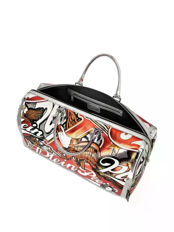 Philipp Plein Graphic Duffle Bag