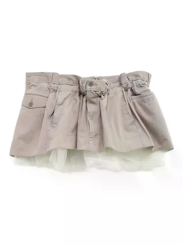 AUGUST BARRON Layered Mini Skirt