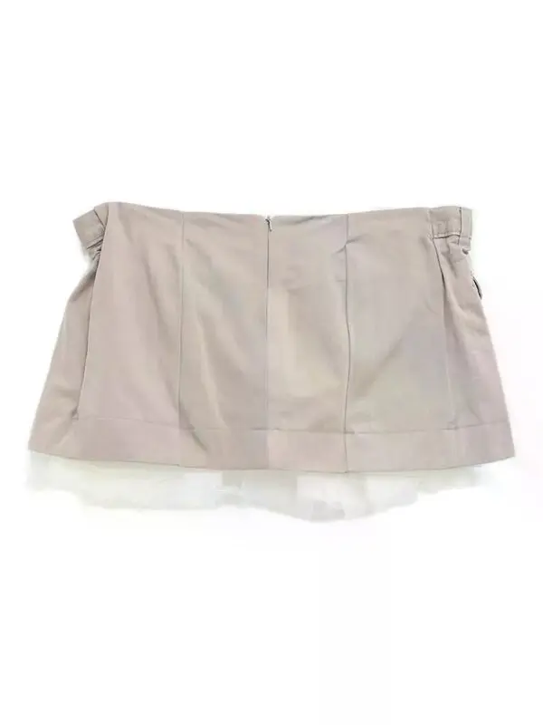 AUGUST BARRON Layered Mini Skirt