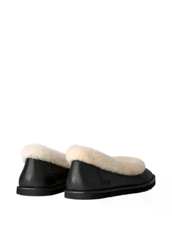 UGG Fur Trim Ballerina Shoes