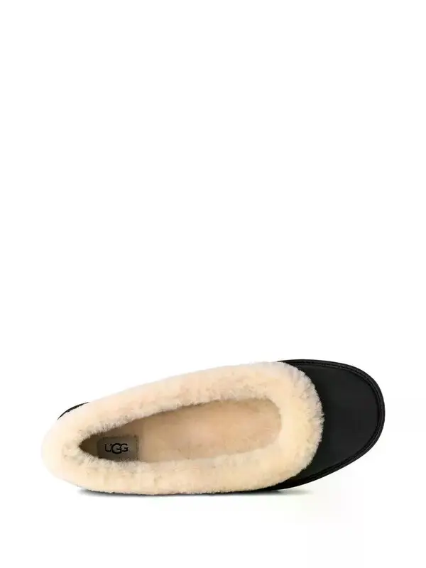 UGG Fur Trim Ballerina Shoes