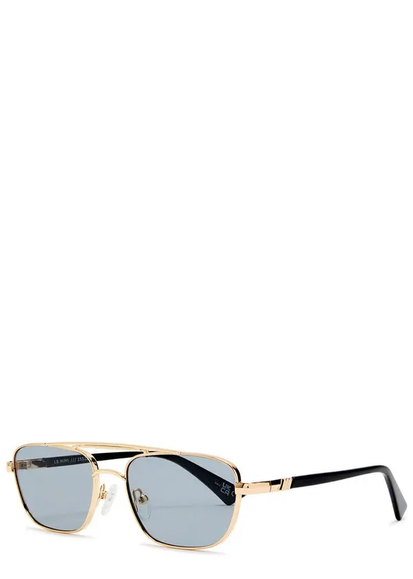 Le Specs Le Mimi Rectangle-frame Sunglasses