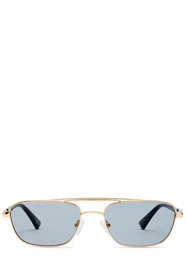 Le Specs Le Mimi Rectangle-frame Sunglasses