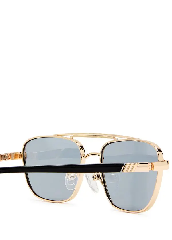 Le Specs Le Mimi Rectangle-frame Sunglasses