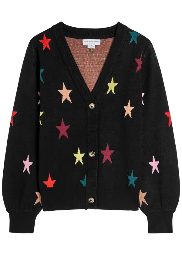 NEVER FULLY DRESSED Star Knit Cardigan