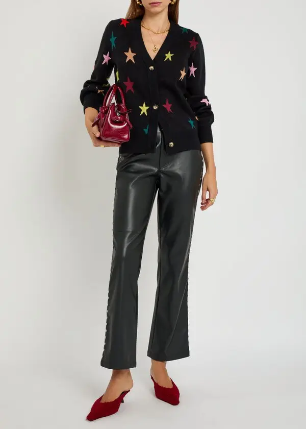 NEVER FULLY DRESSED Star Knit Cardigan