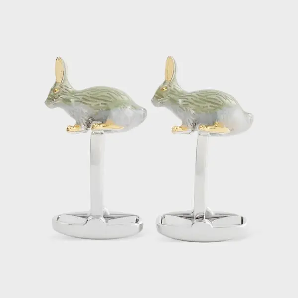 Paul Smith Rabbit' Cufflinks - White