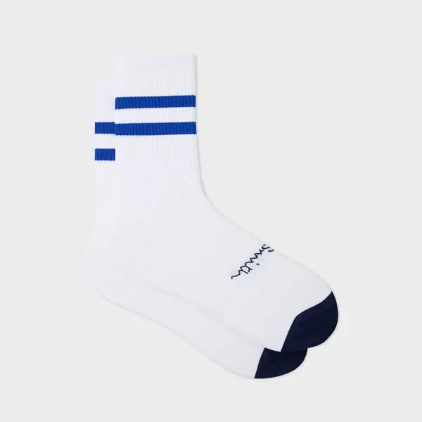 Paul Smith Striped Cycling Socks - White