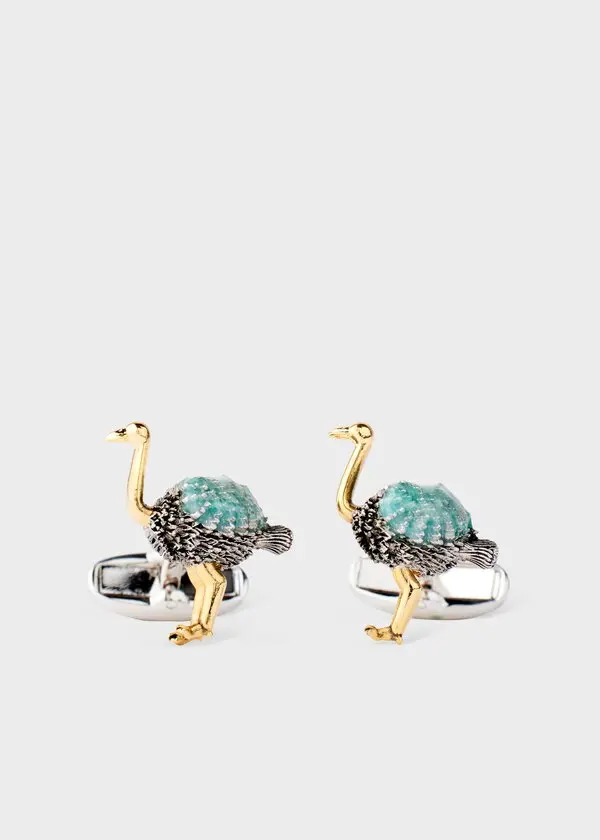 Paul Smith Bird' Cufflinks - Multicolour