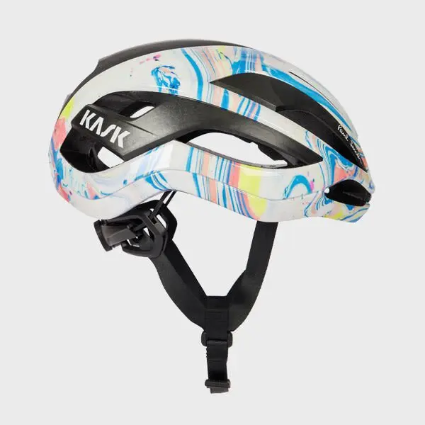 Paul Smith Kask 'marble Inks' Eleto Cycling Helmet - White