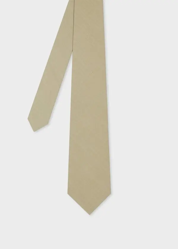 Paul Smith Cotton Neck Tie - Green