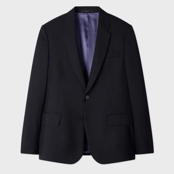 Paul Smith The Soho Tailored-fit Navy Wool 'a Suit To Travel In' Blazer - Blue