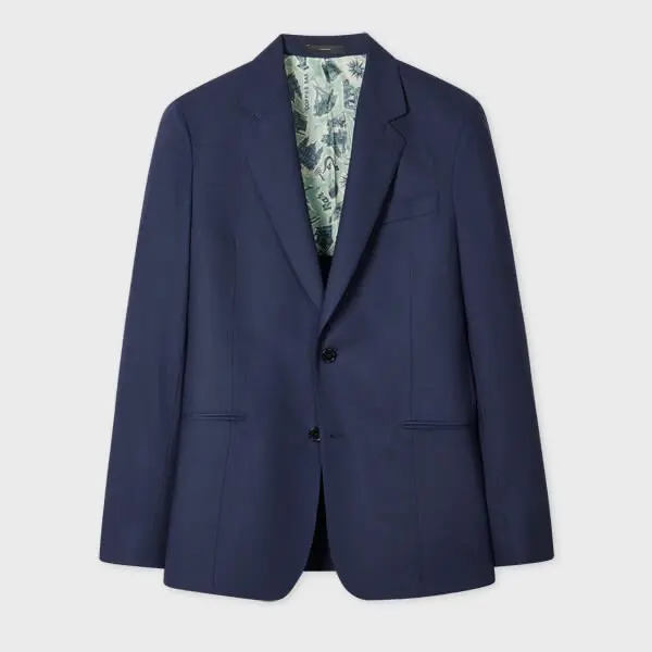 Paul Smith Navy 'travel Pro' Wool Blazer